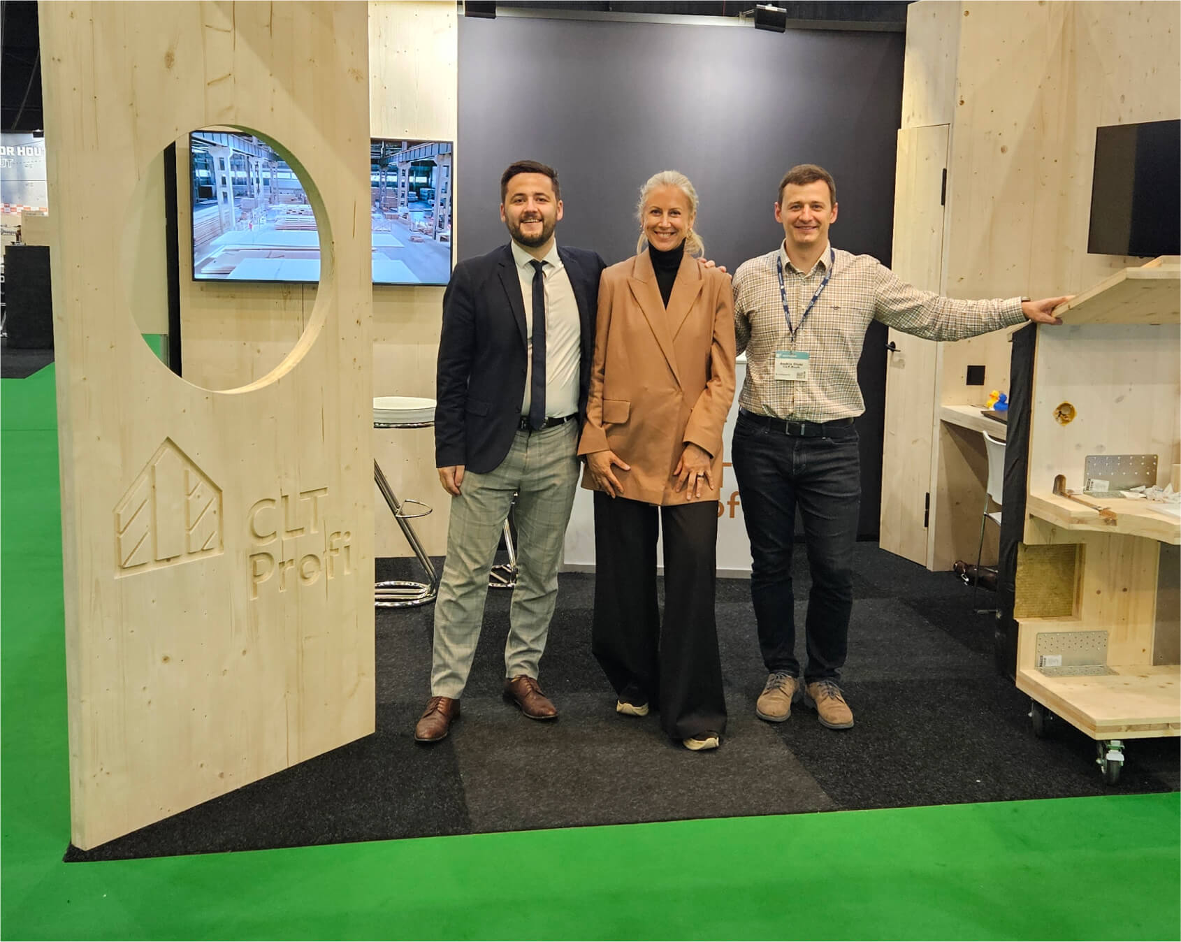 CLT Profi schittert op de Houtbouw Tentoonstelling 2024 | CLT Profi